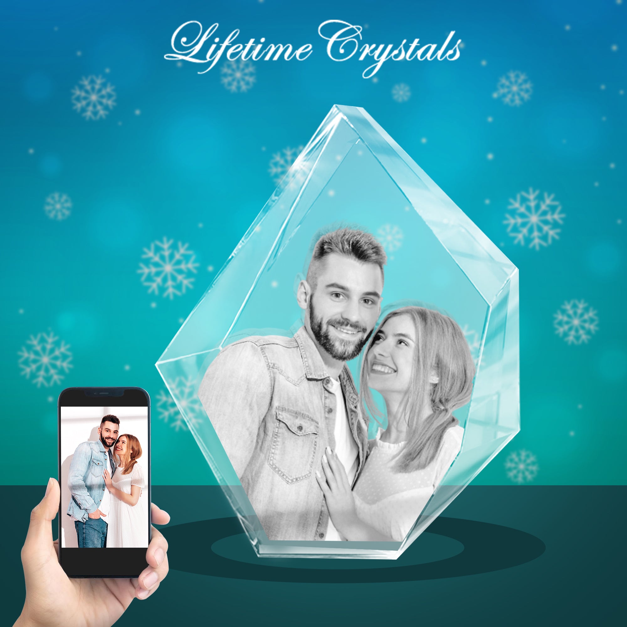 3D Crystals made from your picture. 24 hour shipping from Los Angeles ...